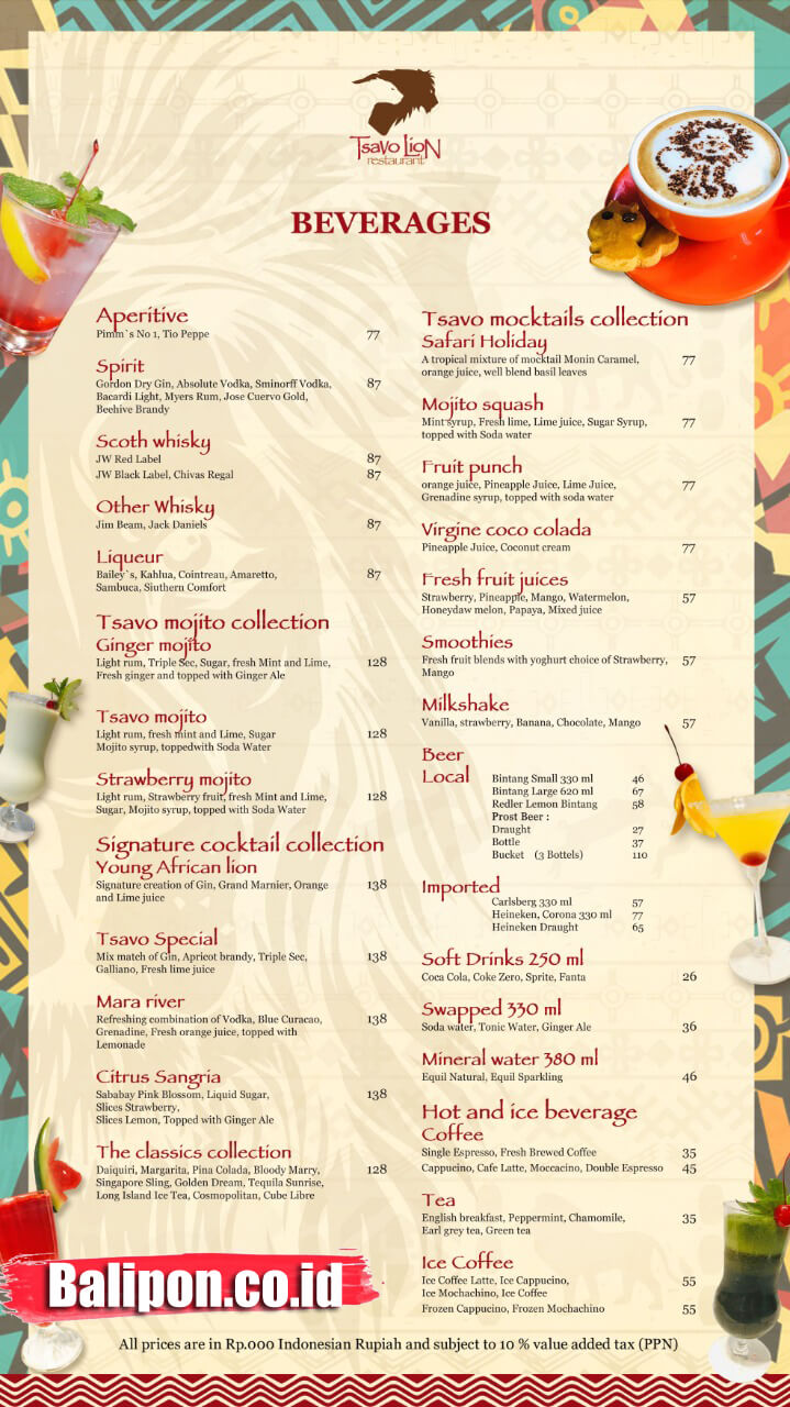 Harga Makanan di Bali Safari Marine Park 2022 - Cek 3 Resto!